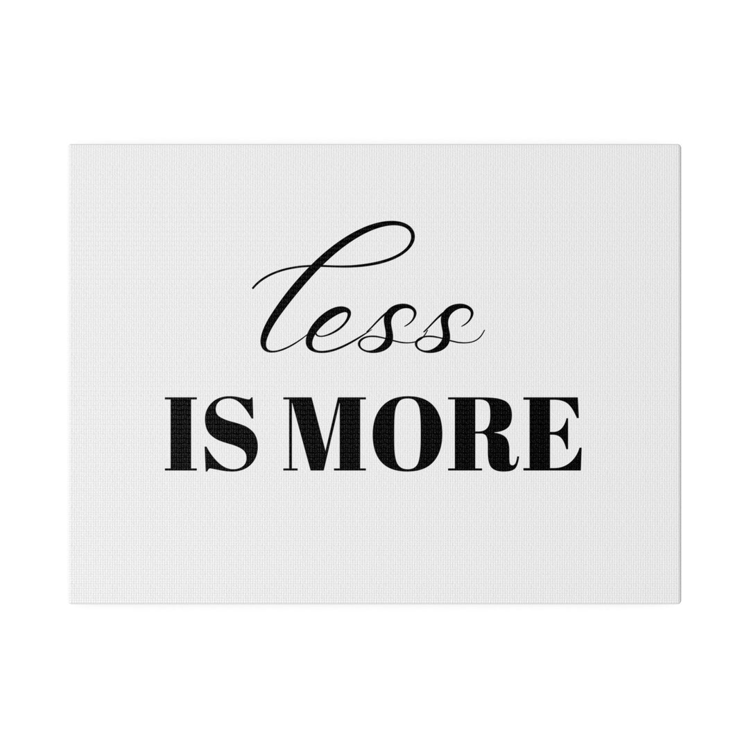 Less is More Poster, Helvetica, Typographic, Fun, Funny, Quote, Black ...