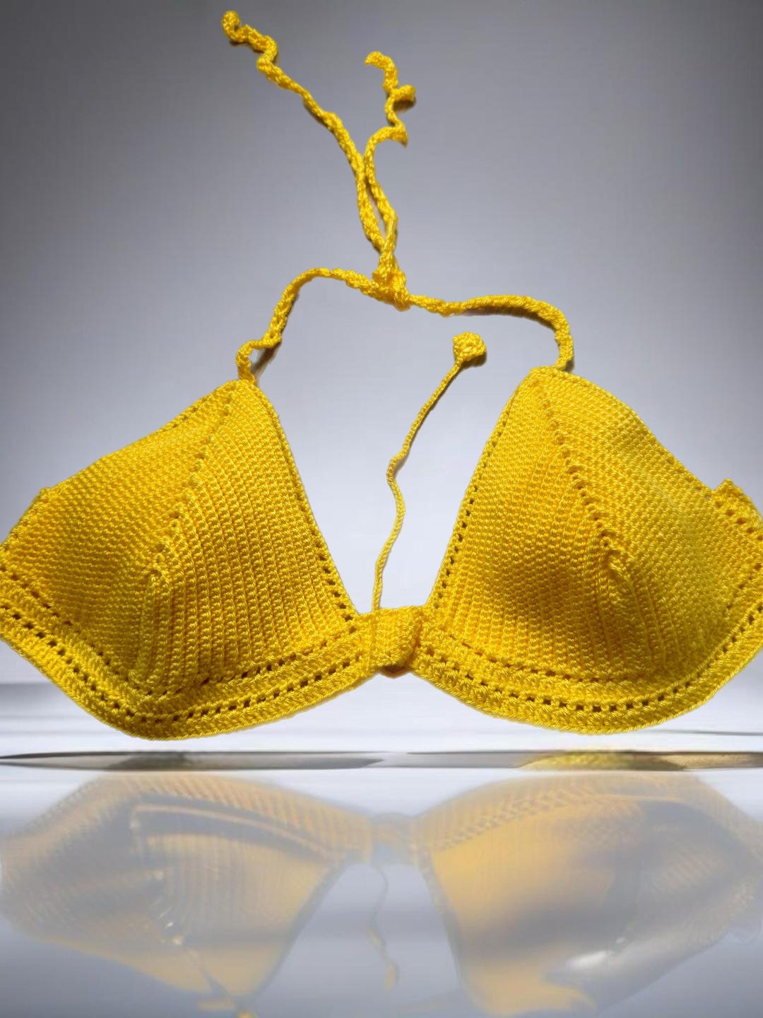 Bikini, %100 Handmade, Crochet Knitting, Lemon Bikini, Summer,crochet ...