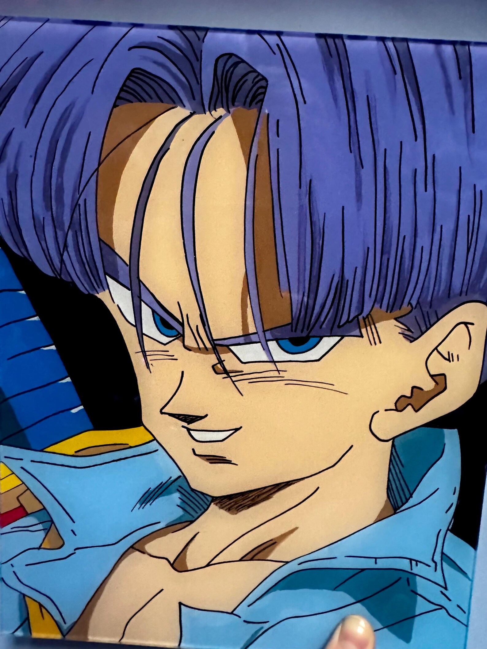 DBZ Trunks Glass Painting - Etsy