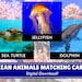 Ocean Animals Matching Cards | Digital Download | Montessori Inspired ...