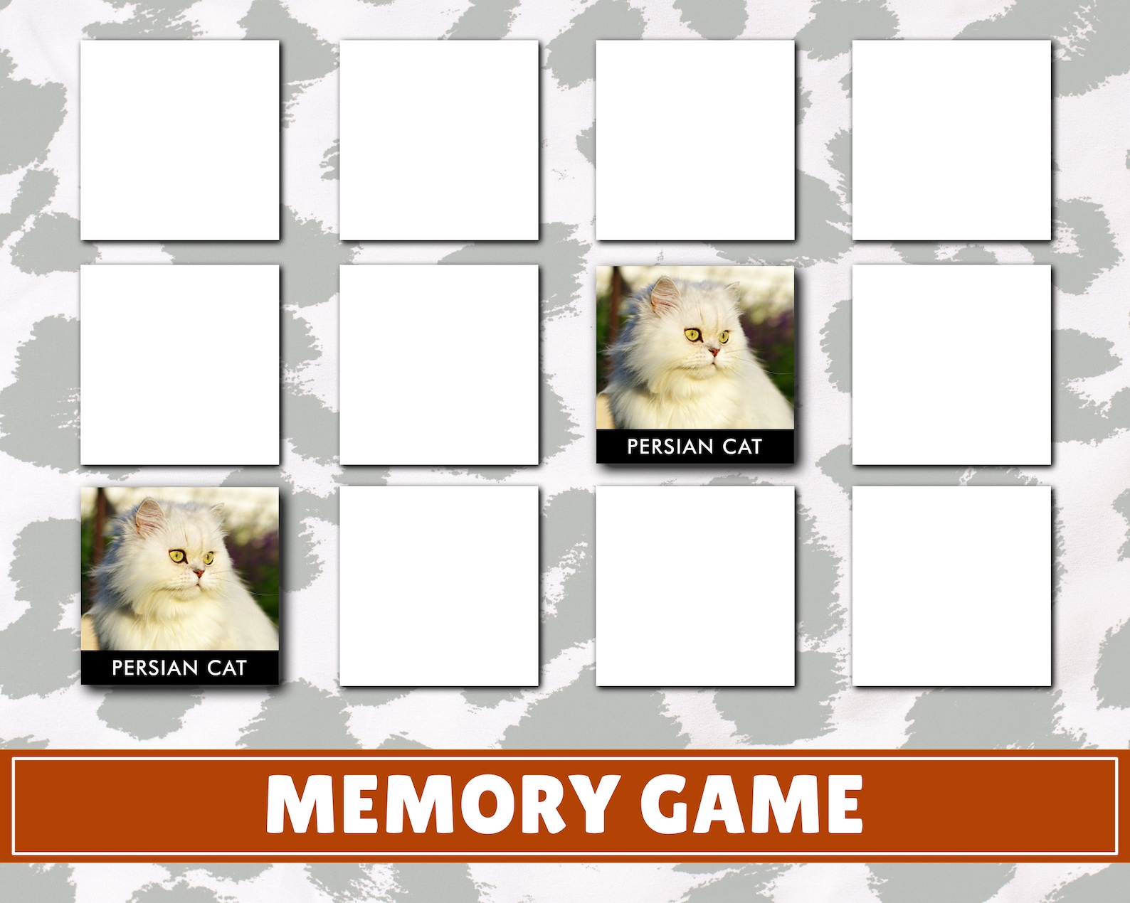 Cats Matching Cards | Digital Download | Montessori Inspired ...