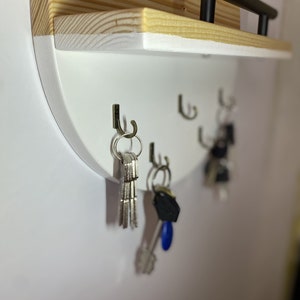 Key Holder for Wall Key Rack Wall Mount Key Hook for Entryway ...