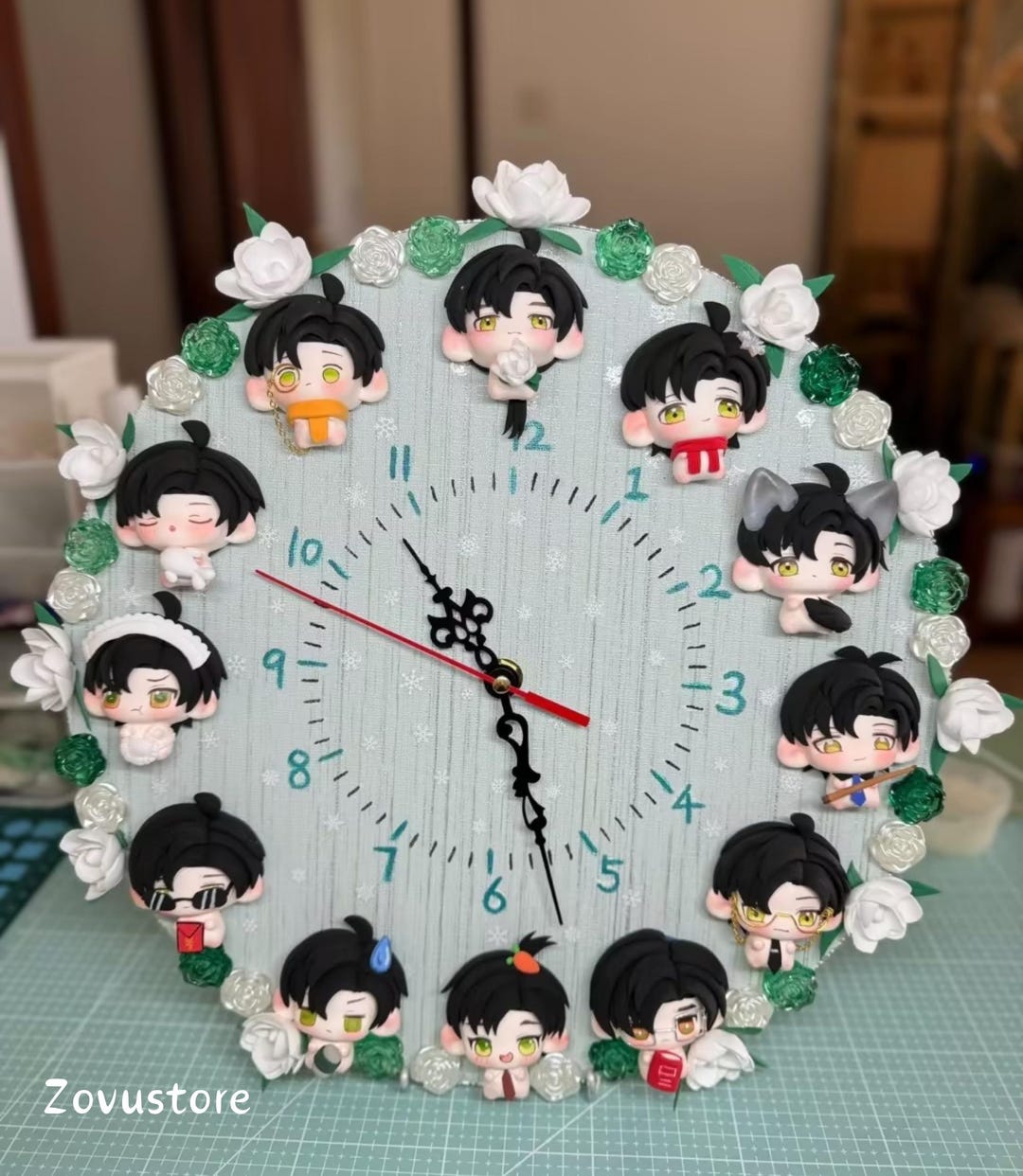 Game Clay Figures, Game Clay Clocks, Cute Clay Models, Mini Figure ...