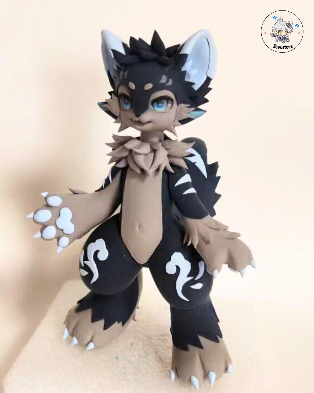 Custom Furui Figures, Fursuit Clay Figures, Anime Clay Figures, Fursuit ...