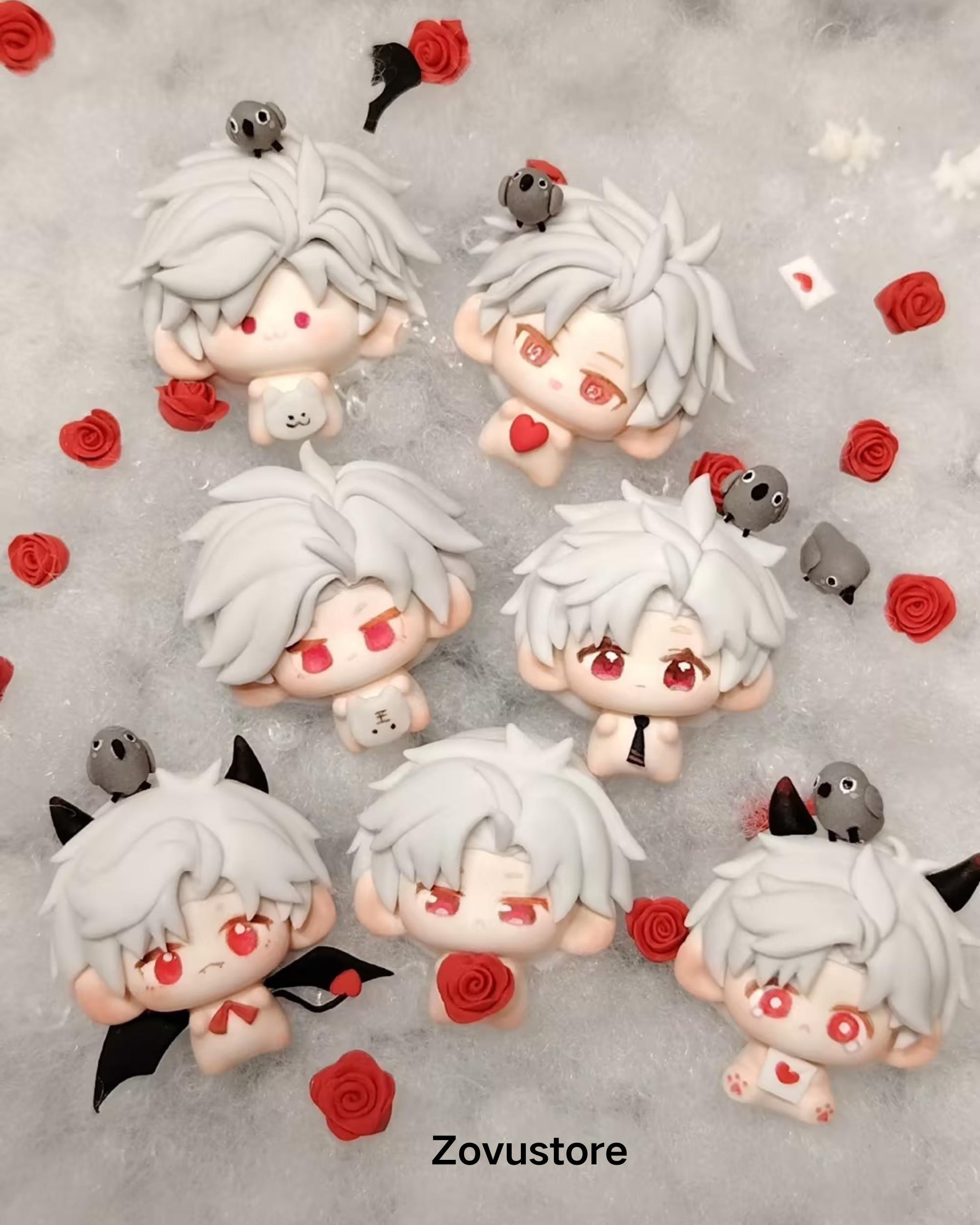 Love and Deepspace Clay Figures, Qin Che Clay Models, Cute Clay Models ...
