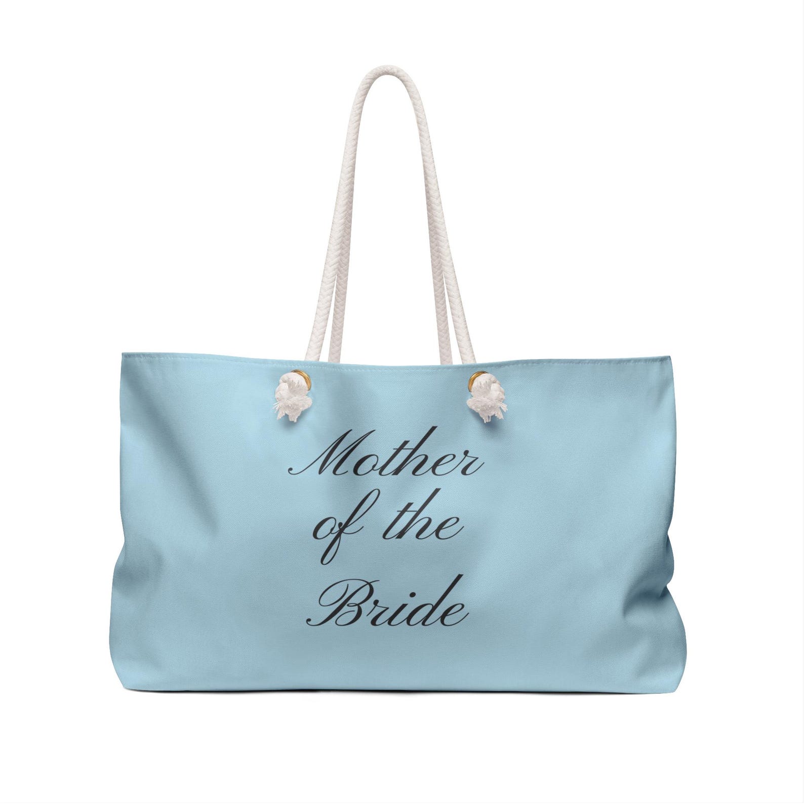 Mother of the Bride Weekender Tote Bag Cottage Core Blue Teal Wedding ...