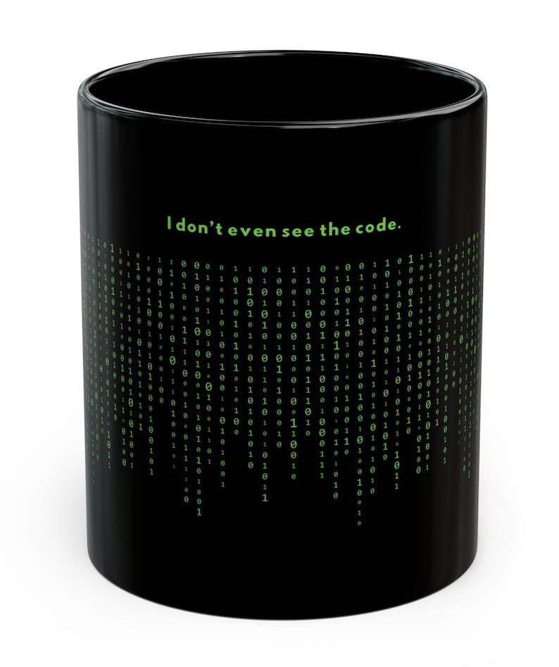 Binary Code Glitch Techie Mug Computer Nerd Gift Hacker Gift Computer ...