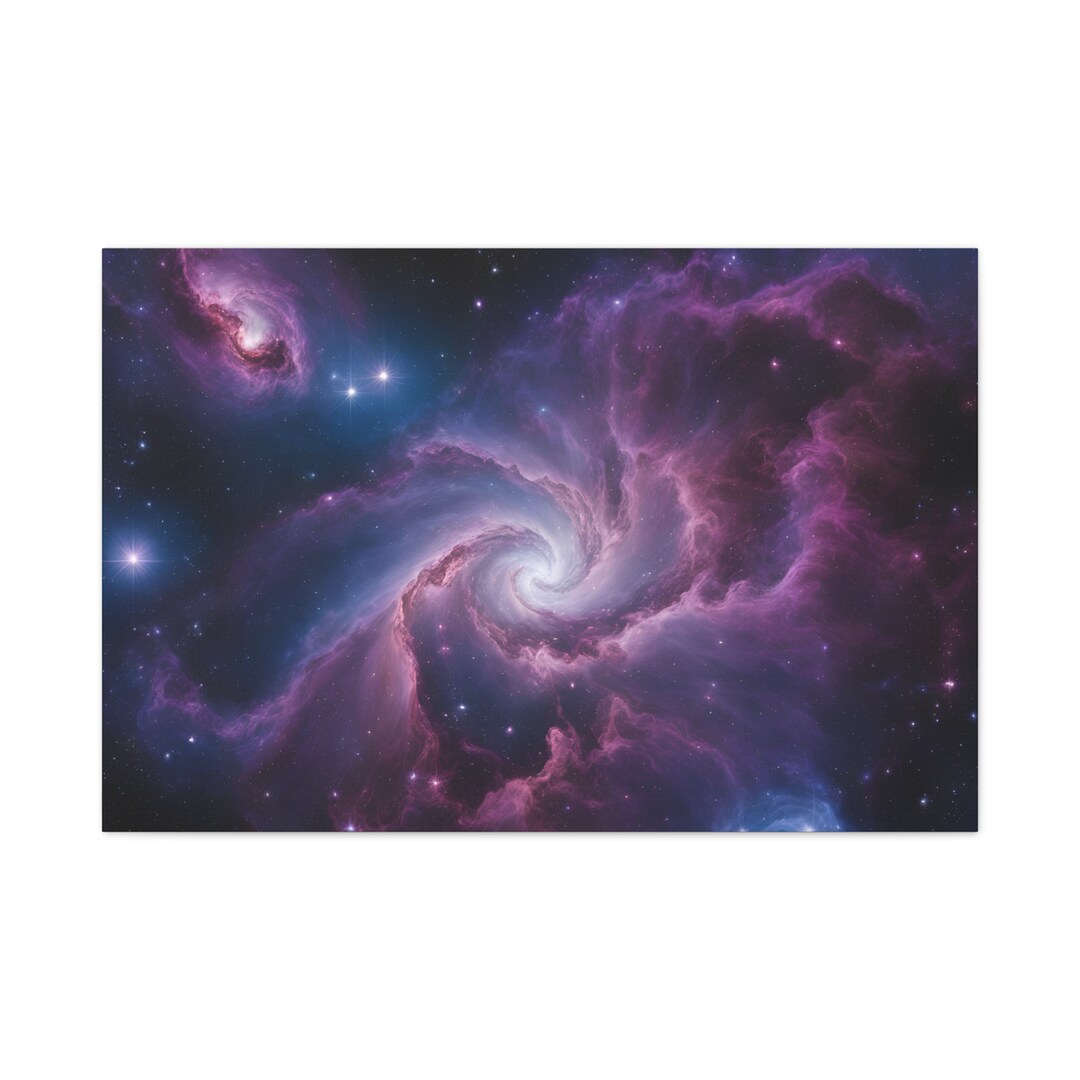 Celestial Fantasy Alien Space Print Wall Art Matte Canvas, Stretched, 1 ...