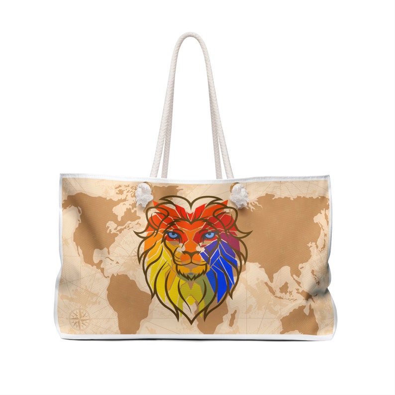 Lion Tote Bag Big Cat Beach Bag Shopping Bag Safari Gift Bag Animal ...