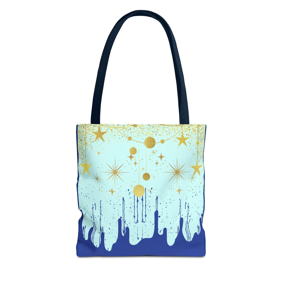 Star Tote Bag Carryall Abstract Modern Art Twinkling Sparkle Bling - Etsy