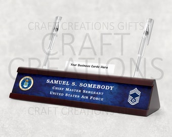 Air Force Desk Name Plate | Etsy