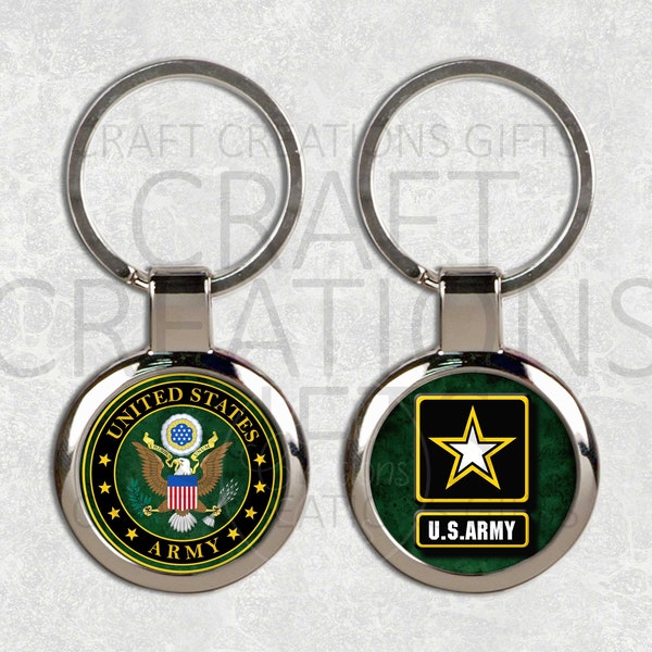 Army Keychain - Etsy