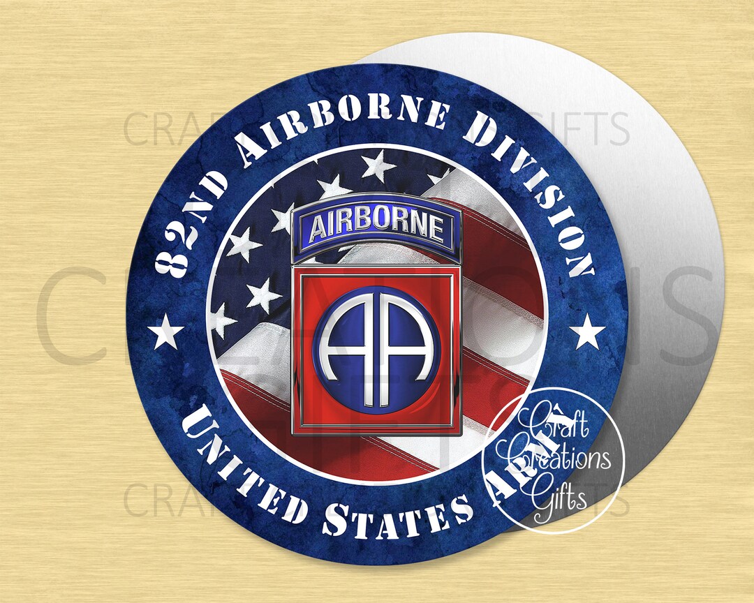 CRAFT SIGN 82nd Airborne Division Military Crafts Projects Tiered Trays ...