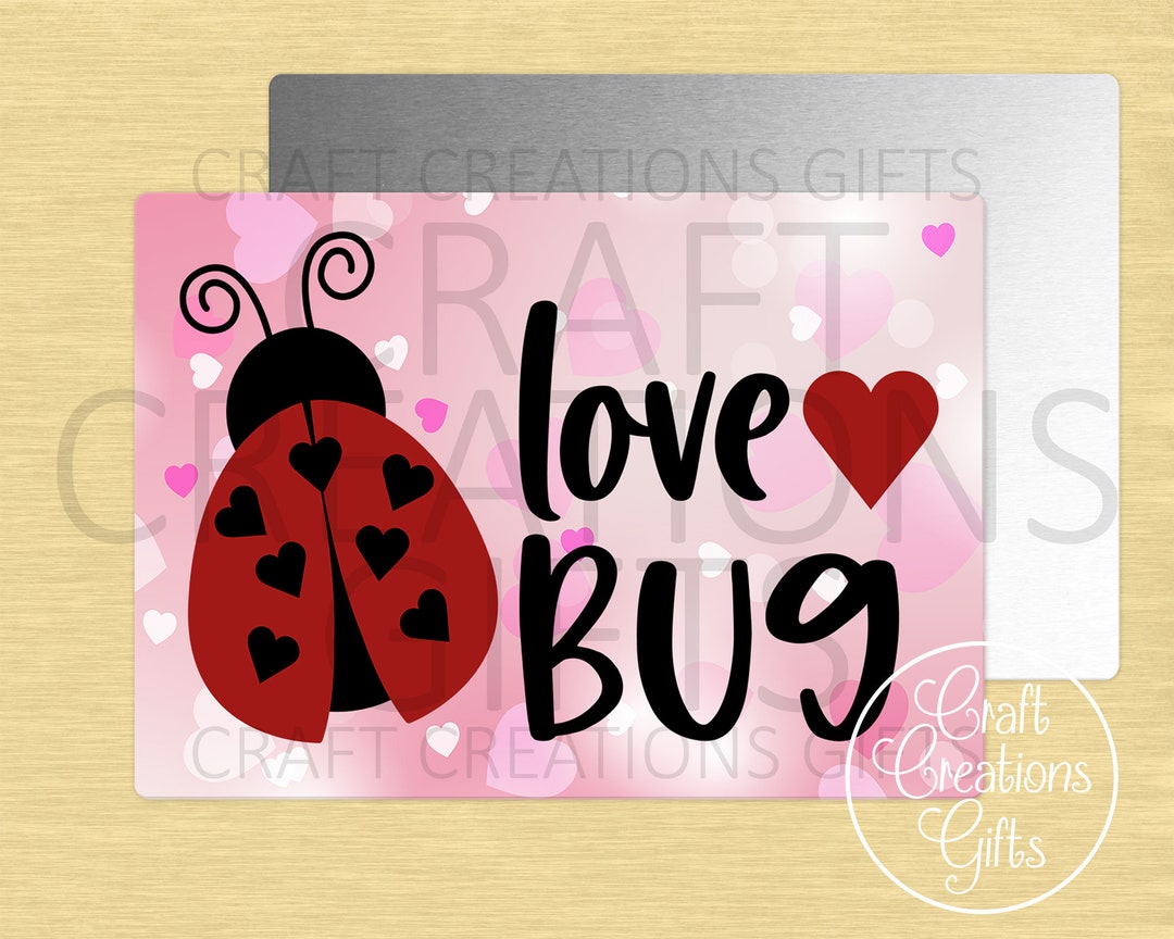 SMALL SIGN Love Bug Ladybug Lady Bug Heart Tiered Tray Sign Crafts ...