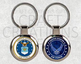 Air Force Keychain - Etsy