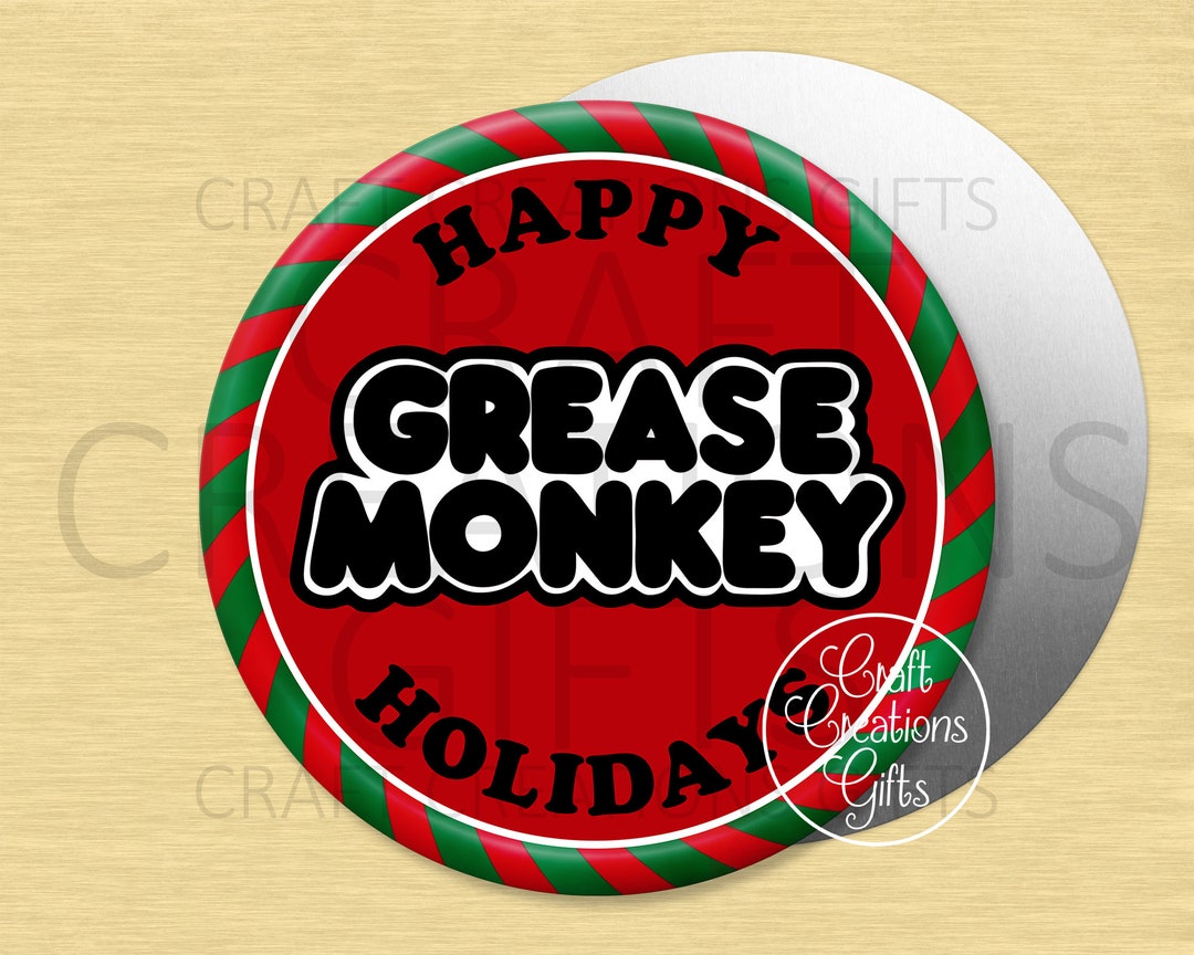 CRAFT SIGN Grease Monkey Happy Holidays Mechanic Crafts Wreaths ...