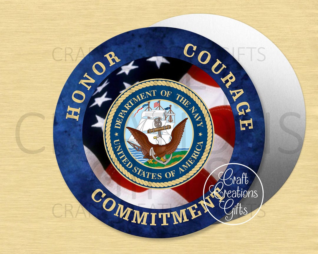 CRAFT SIGN Navy Sailor Core Values Military Crafts Projects Tiered ...