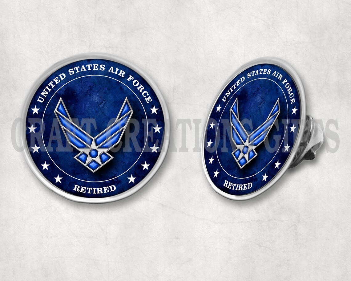 LAPEL PIN Military Air Force Retired | Etsy LAPEL PIN Military Air Force Retired | Etsy