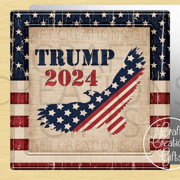 Dollhouse Trump Flag - Etsy