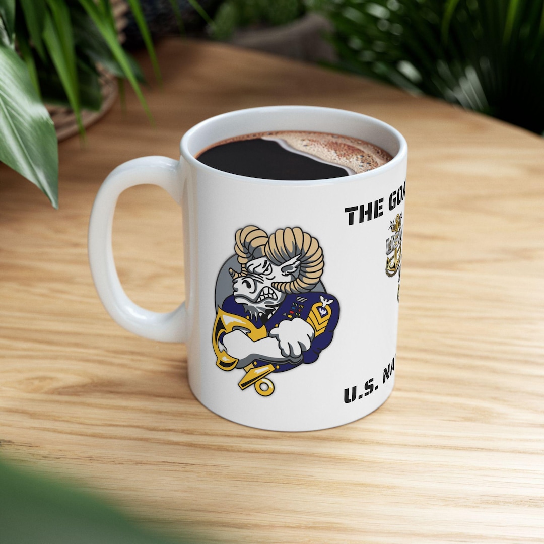 The Goat Locker Navy Chiefs Mug Navy Chief Petty Officer Coffee Cup - Etsy