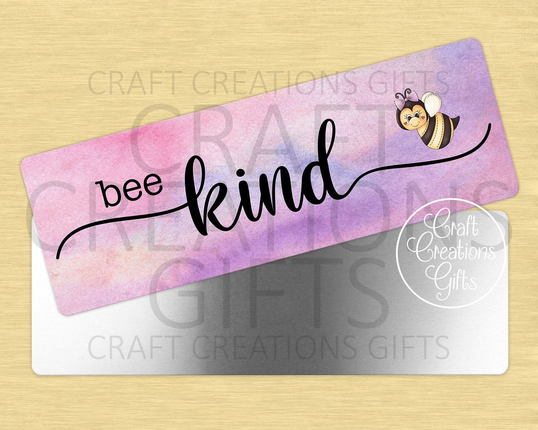 SMALL SIGN Bee Kind Metal Honey Bee Bumble Bee Theme Be Kind Small ...