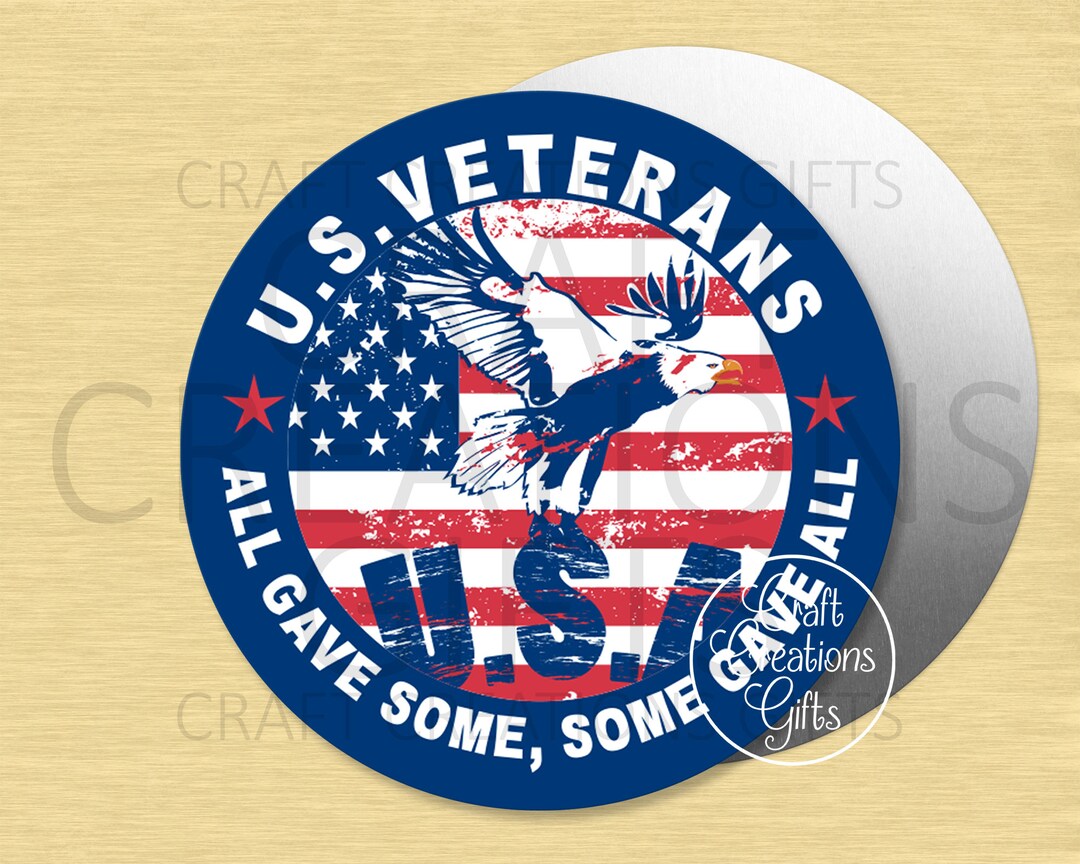 CRAFT SIGN All Gave Some Some Gave All US Veterans Military Tiered Tray ...