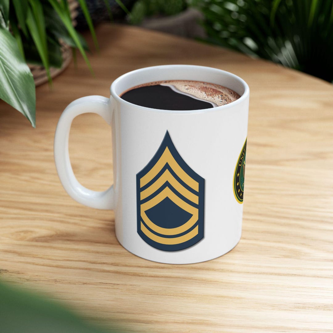Sergeant First Class SFC Army Rank Mug Military Coffee Mug - Etsy