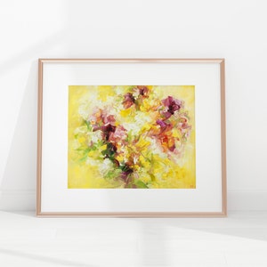 Yellow Art Prints of Painting Giclée Prints Signed by Artist Yangyang ...