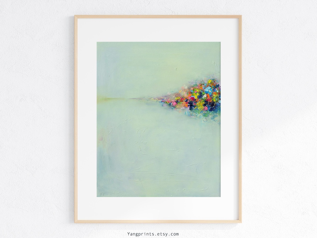 Abstract Landscape Art Print: Giclee Wall Decor, Home Gift, Artwork ...
