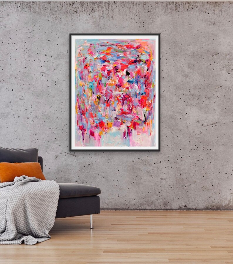 Canvas Print Roll Giclee Print Abstract Expressionism | Etsy