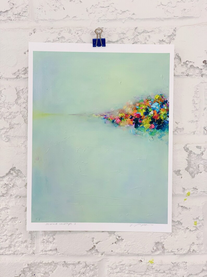 Abstract Landscape Art Print: Giclee Wall Decor, Home Gift, Artwork ...