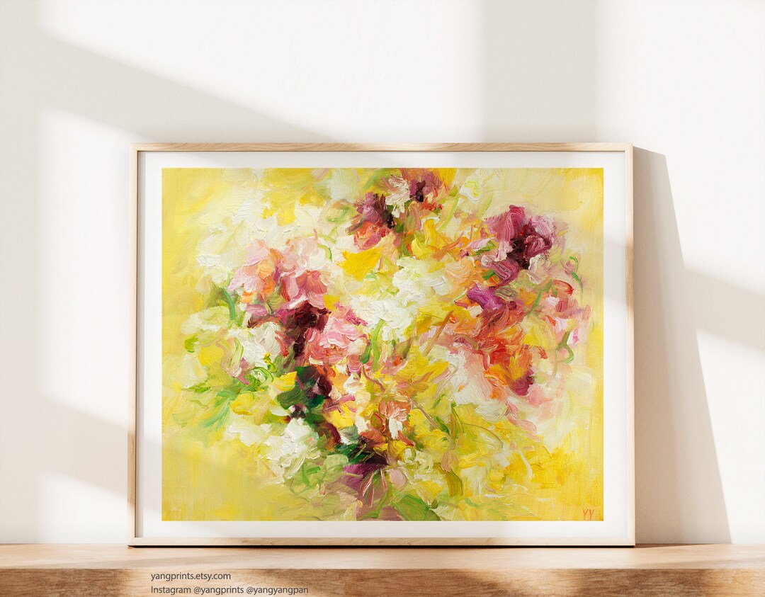 Yellow Art Prints of Painting Giclée Prints Signed by Artist - Etsy