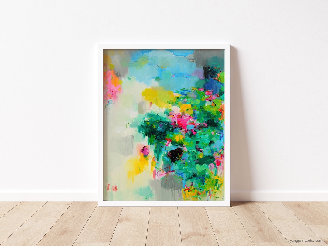 Giclée Prints Abstract Wall Art Landscape Painting Signed by Artist ...