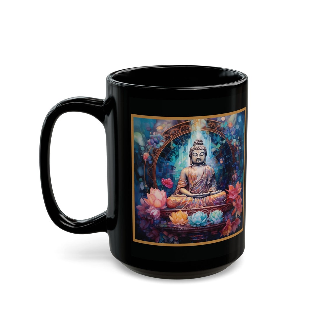 Buddha Zen Mug W/quote Right Handed 15oz what I Think I Become... What ...