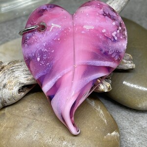 Cremation Ash Glass Heart Pendant: Pet Memorial Keepsake - Etsy