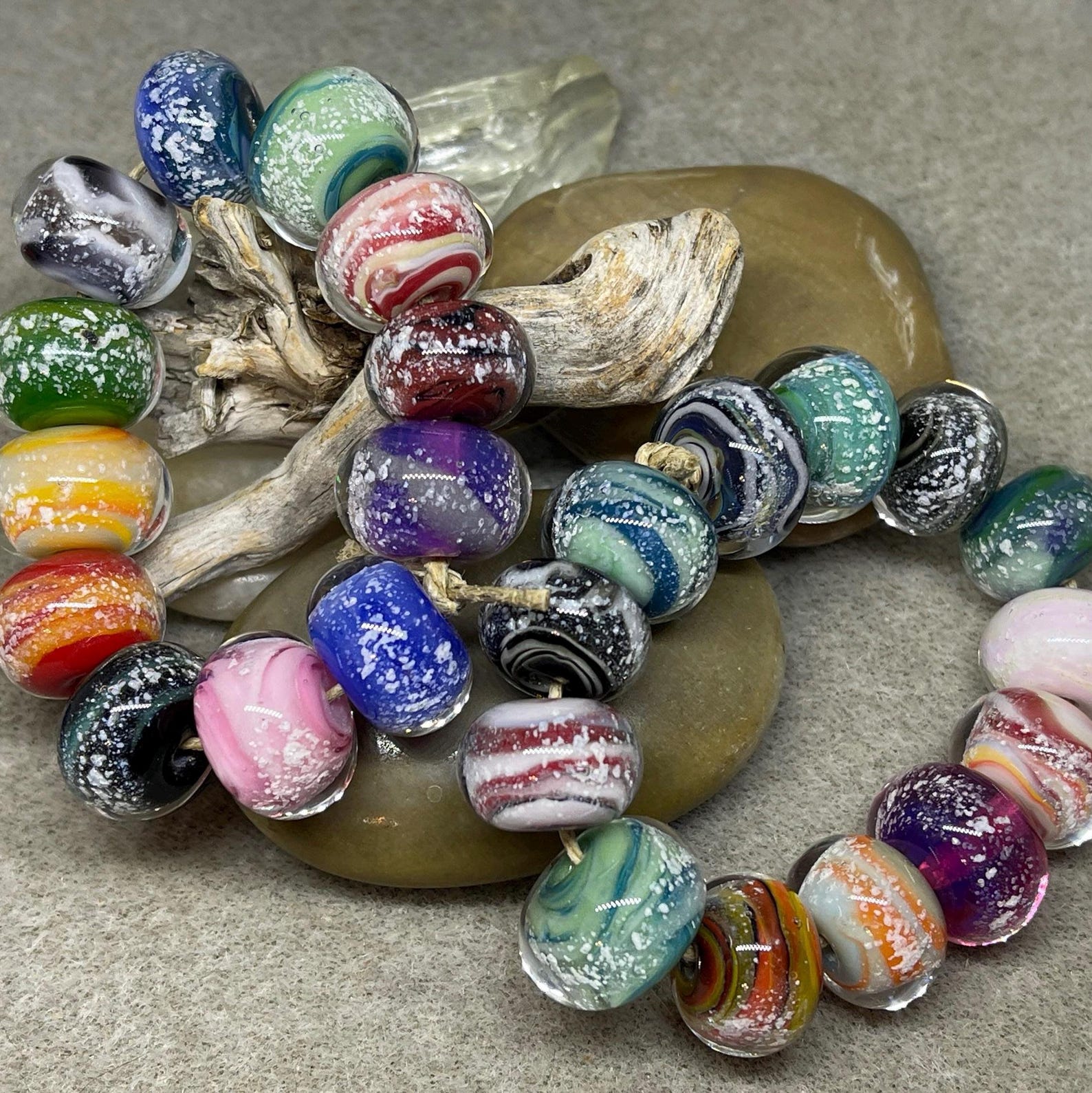 Cremation Ash Glass Beads: Pet Memorial Keepsake Jewelry - Etsy