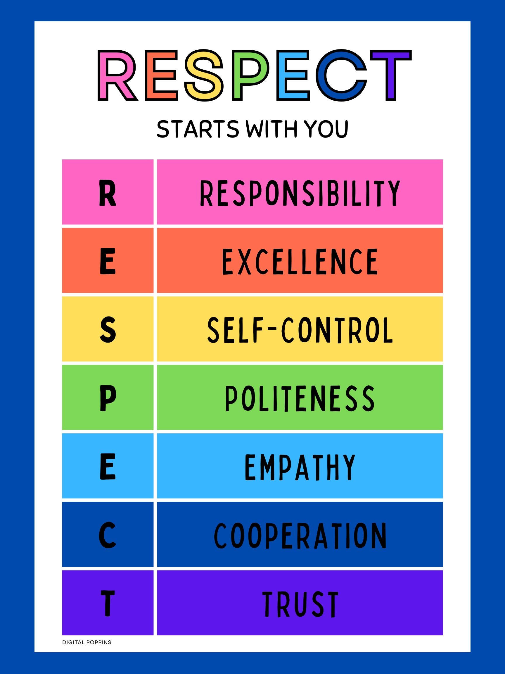 RESPECT POSTER - Etsy