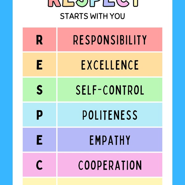 Respect Poster - Etsy