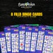 Eurovision 2024 Scorecard Grand Final Eurovision BINGO Eurovision Party ...