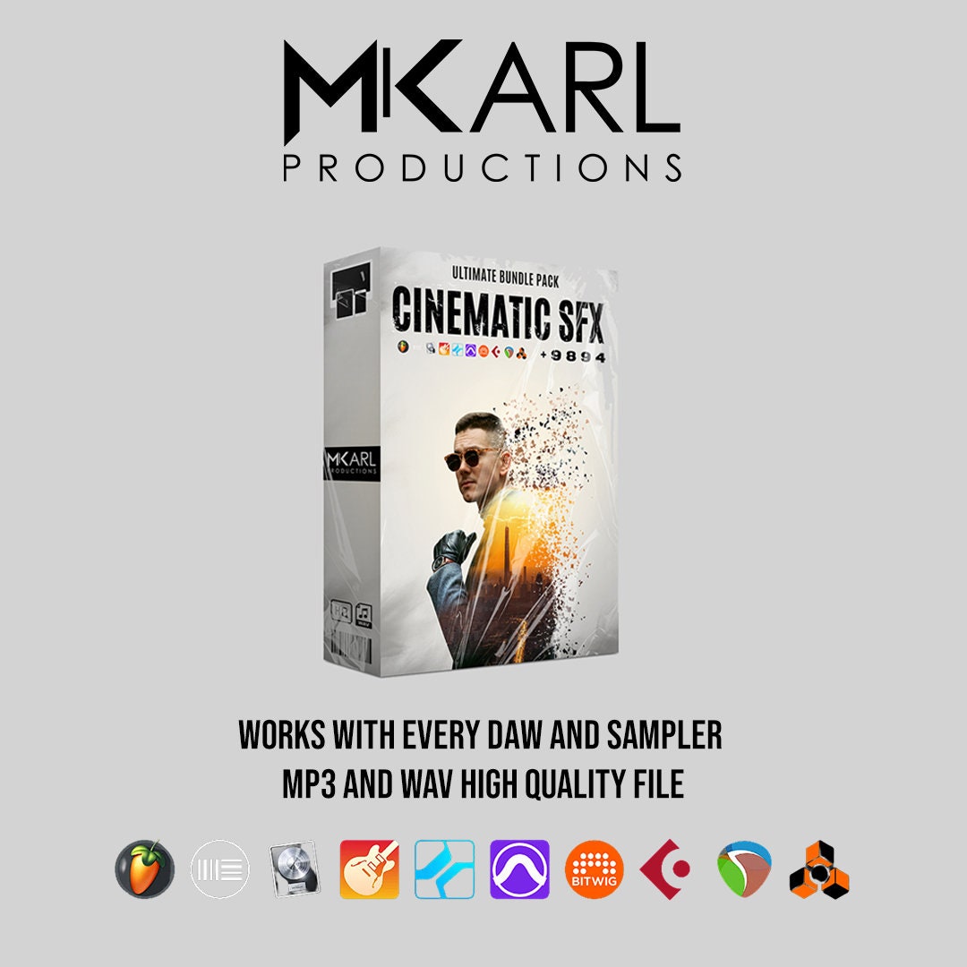 9894 Cinematic SFX Sound Effects Ultimate Bundle Pack for Videomaker ...