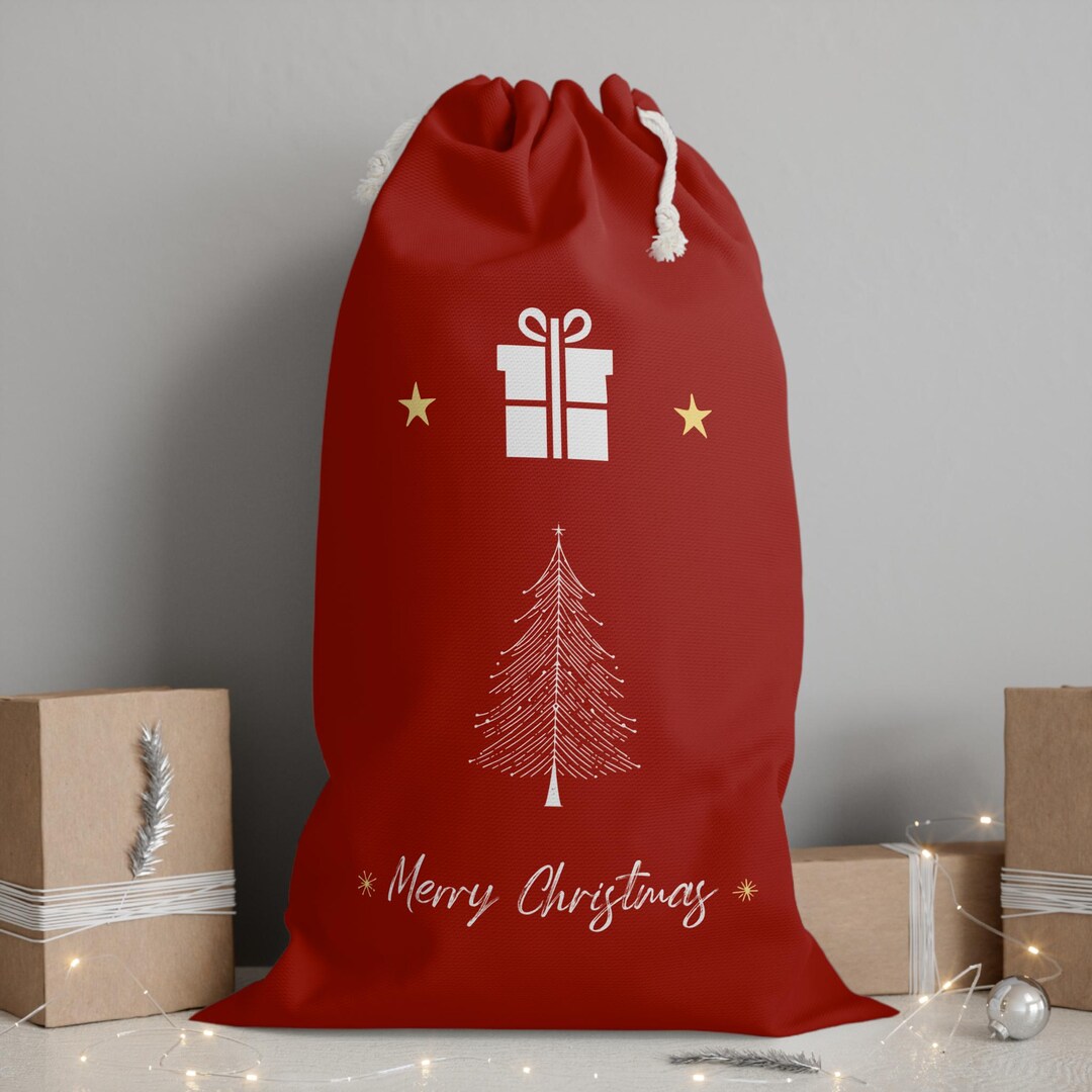 Christmas Santa Sack, Christmas Sack Toy Bag, Christmas Gift Bag, Xmas ...