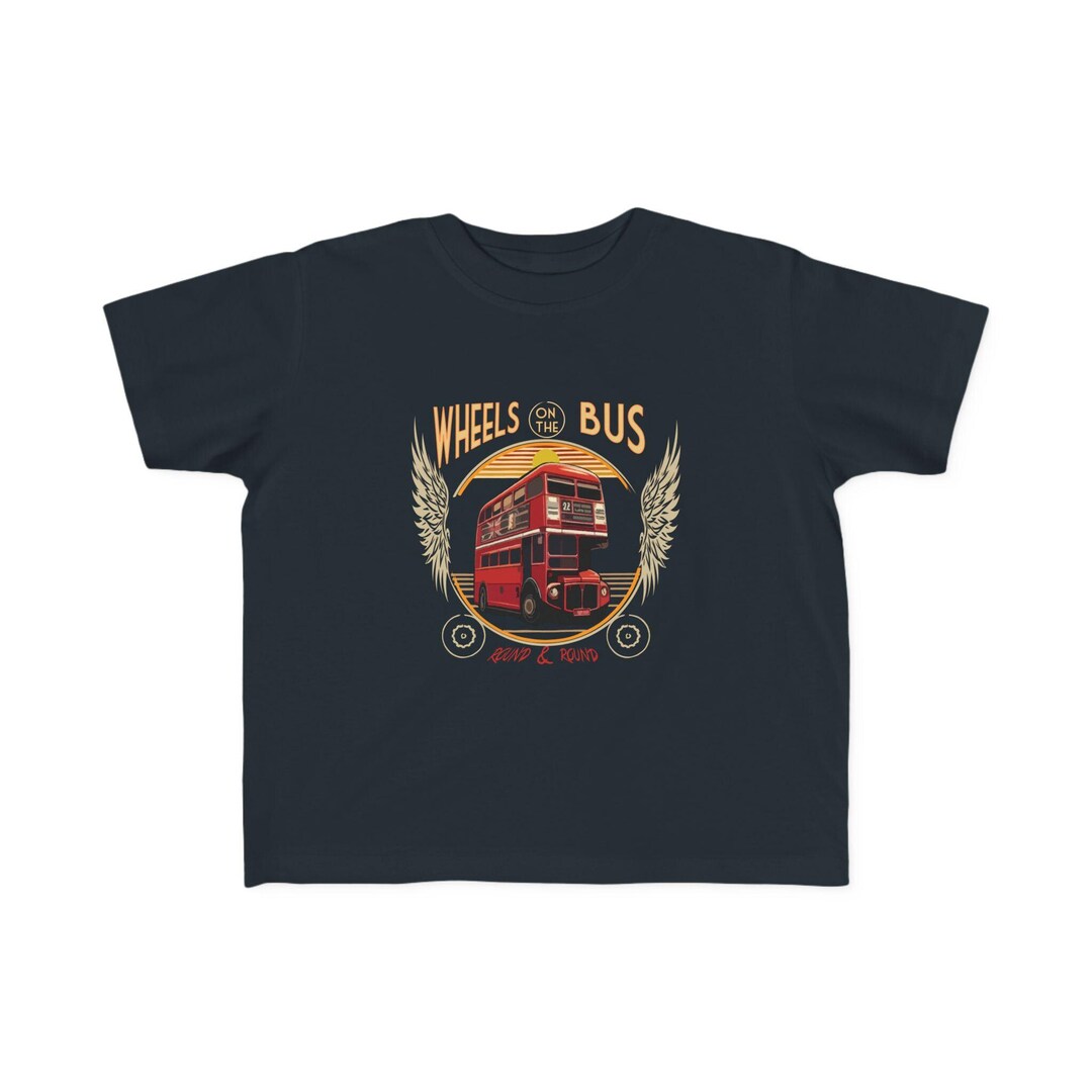 Band T-shirt Nursery Rhyme for Toddlers Wheels on the Bus Rock Band ...