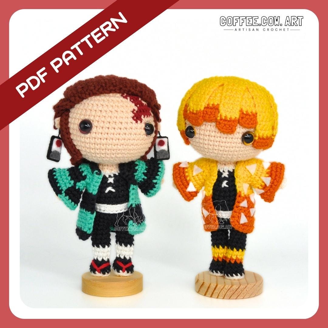 Demon Slayer Crochet Pattern Bundle | Demon Slayer Amigurumi | PDF ...