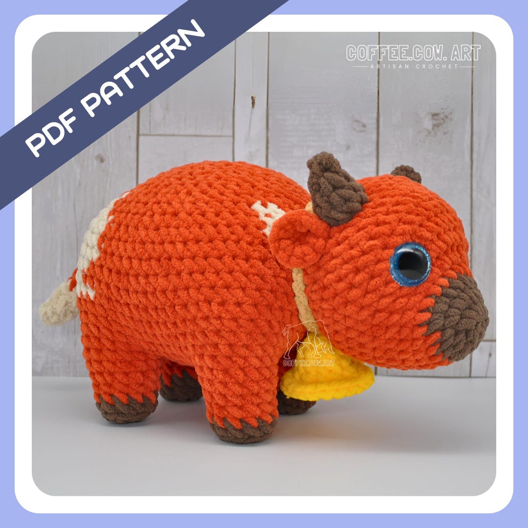 Low Sew Crochet Cow Pattern: Beginner Amigurumi (PDF Pattern) - Etsy