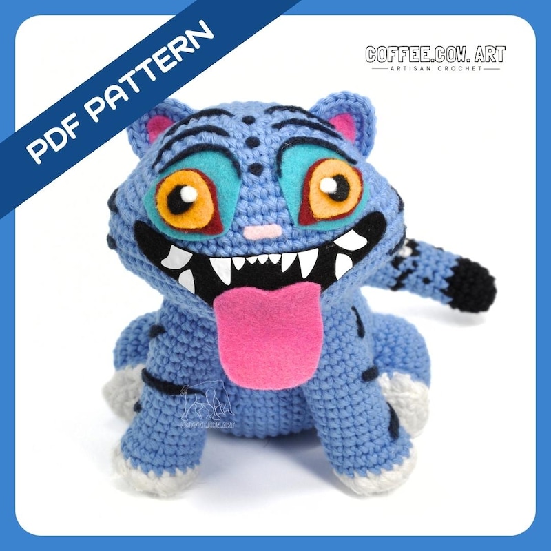 Kpop Demon Hunters Tiger Crochet Pattern - Etsy