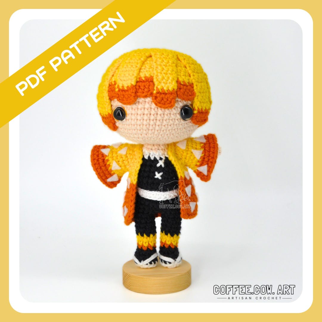 Demon Slayer Crochet Pattern | Demon Slayer Amigurumi | PDF Pattern - Etsy
