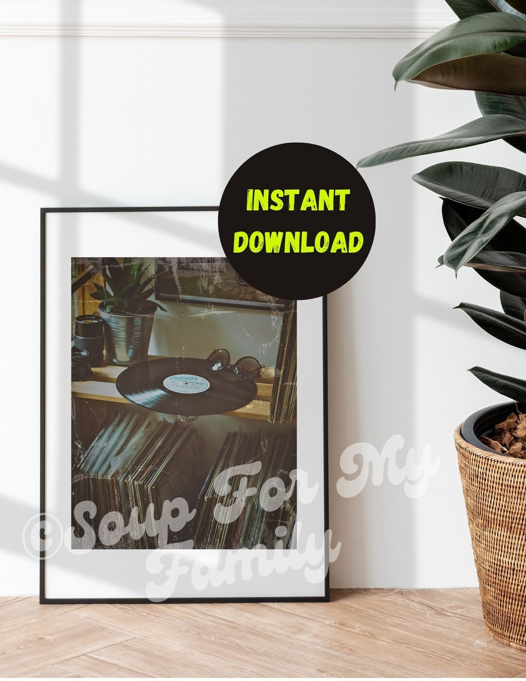 Retro Vinyl | Vinyl Record Art | Music Art Print | Vintage Decor ...