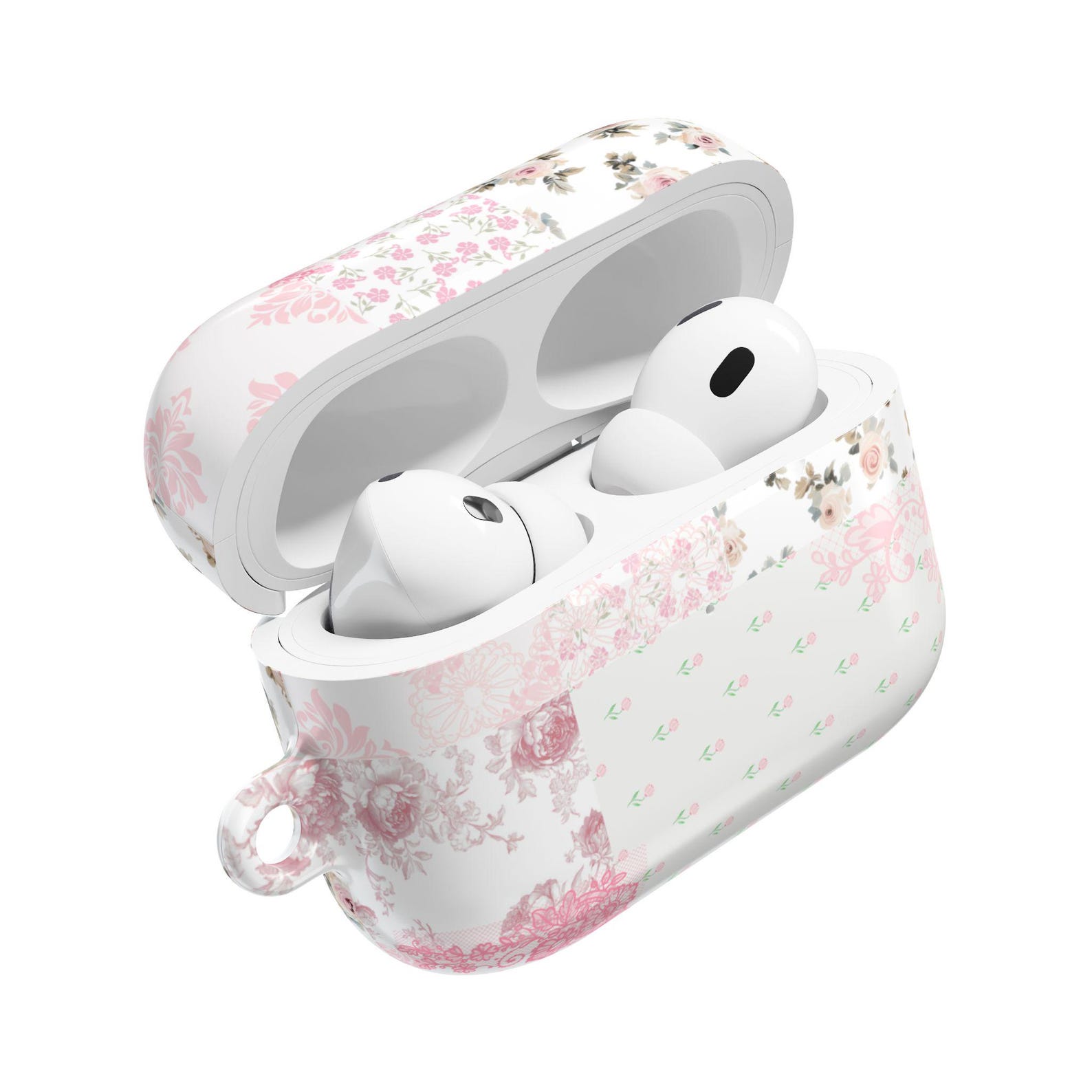 Cute Pink AirPod Case | Coquette Lace Aesthetic Airpods Pro Cover ...