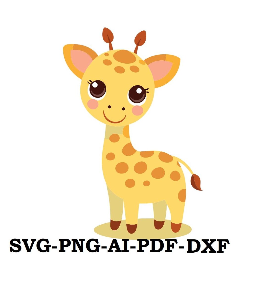Jirafa-svg, Jirafa svg descarga digital de archivos svg, dxf, png, pdf ...