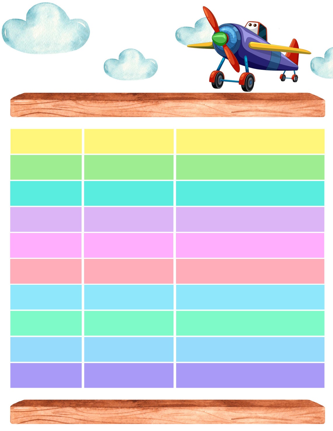 Schedule Daily Chart for Kids, Editable Printable | Daily + Weekly ...